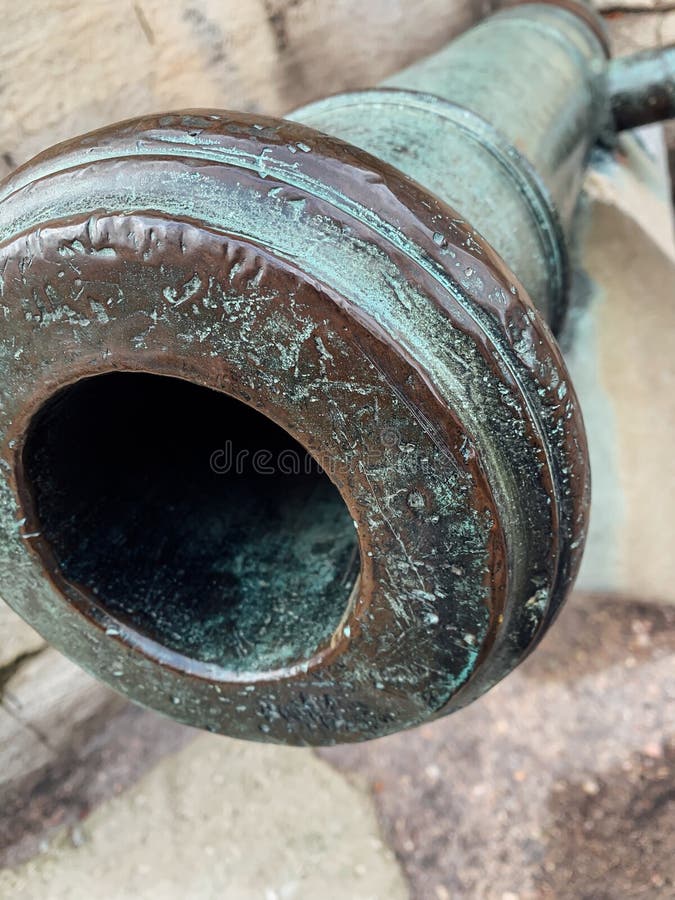 Barrel Vintage Gun with Core Weapons Story Stock Image - Image of ...