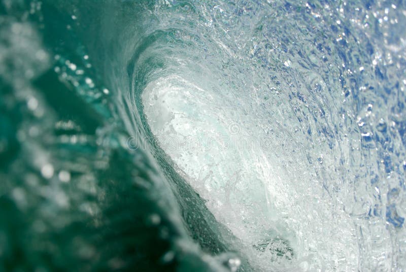 Barreling wave in Hawaii stock photo. Image of ocean, tube - 2591874