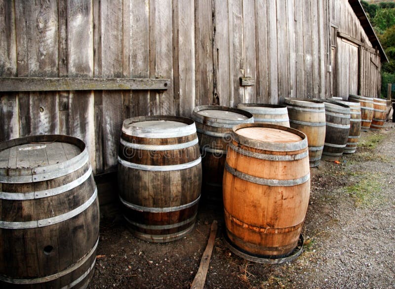 Barrels stock image. Image of neglected, industry, harvest - 1403793