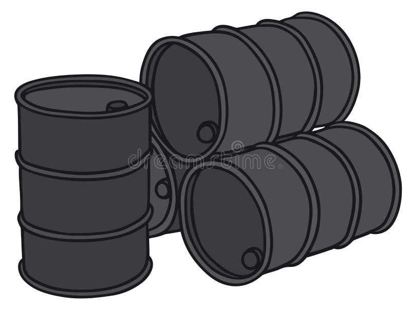 Barrels stock vector. Illustration of hoop, steel, barrels - 42141679