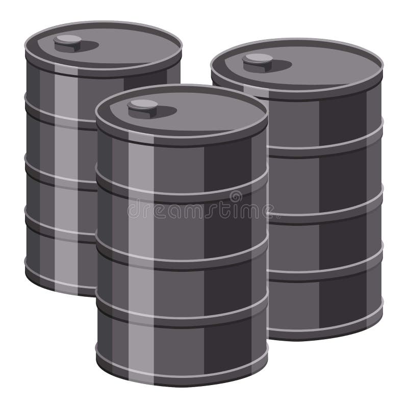 Barrels Icon, Cartoon Style Stock Illustration - Illustration of ...
