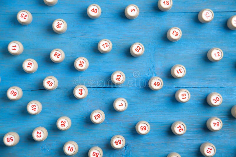 Barrels with Numbers for Lotto Table Game Stock Image - Image of rest ...