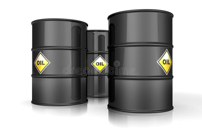 Oil drum stock illustration. Illustration of petrol, tanker - 1143253