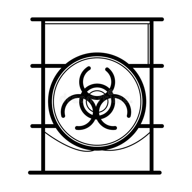 Barrels of waste icon stock illustration. Illustration of pollution ...