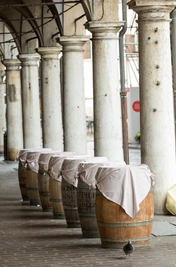 Barrels for Wine Used As Table in Mantua Editorial Photo - Image of ...