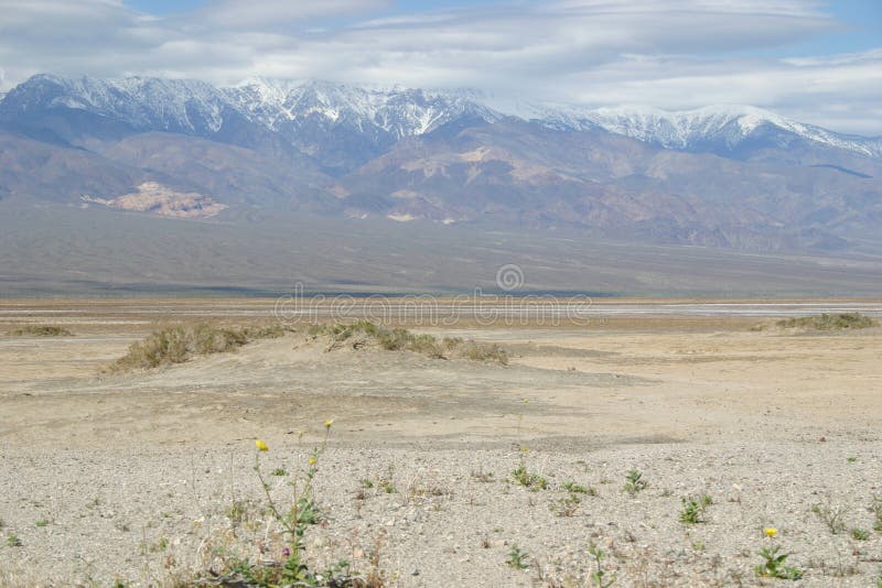 Barren Desert Landscape of Death Valley Stock Photo - Image of barren ...
