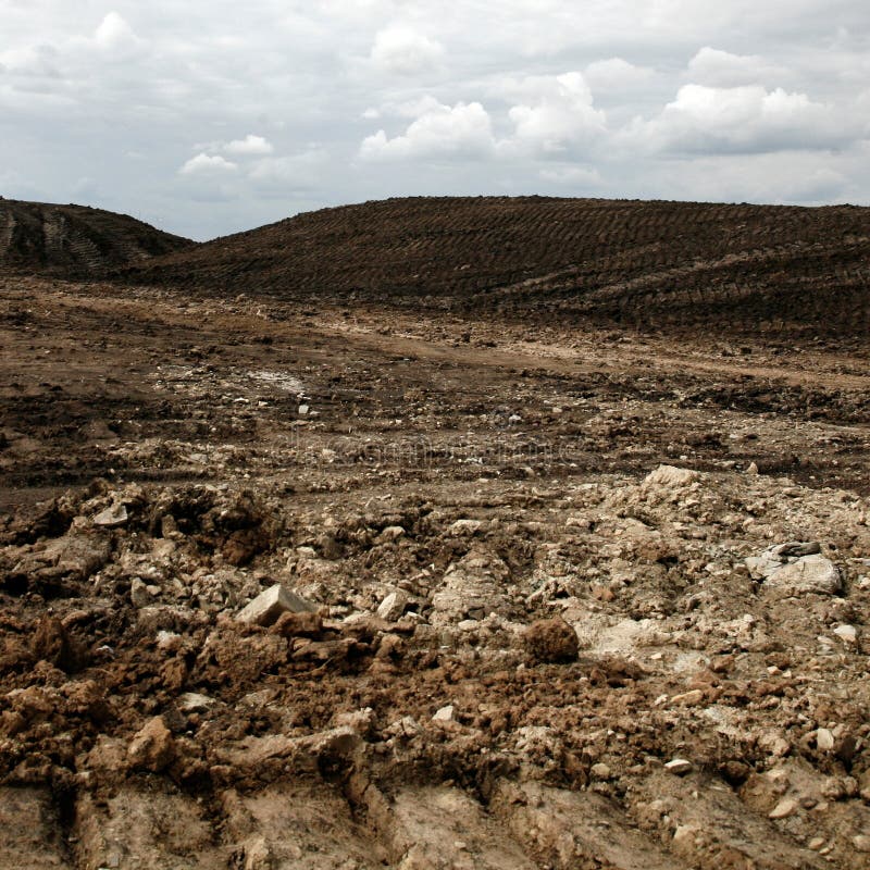 Barren Landscape stock photo. Image of rocky, gray, plowed - 12501072