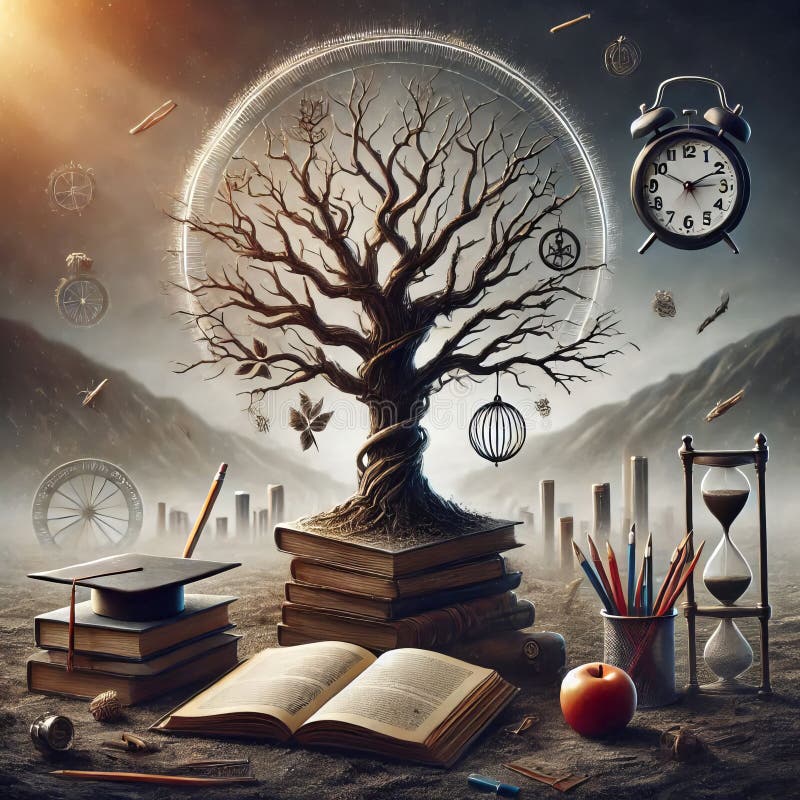 A Barren Tree Symbolizing the Lack of Growth and Development in Stock ...