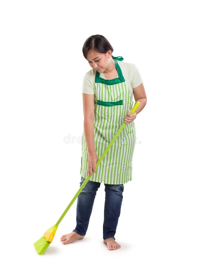 Barrer el suelo foto de archivo. Imagen de interior - 100402106