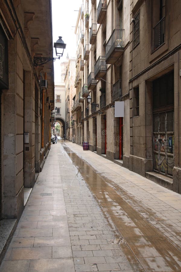 Barri Gotic, Barcelona stock photo. Image of barri, arches - 34753314