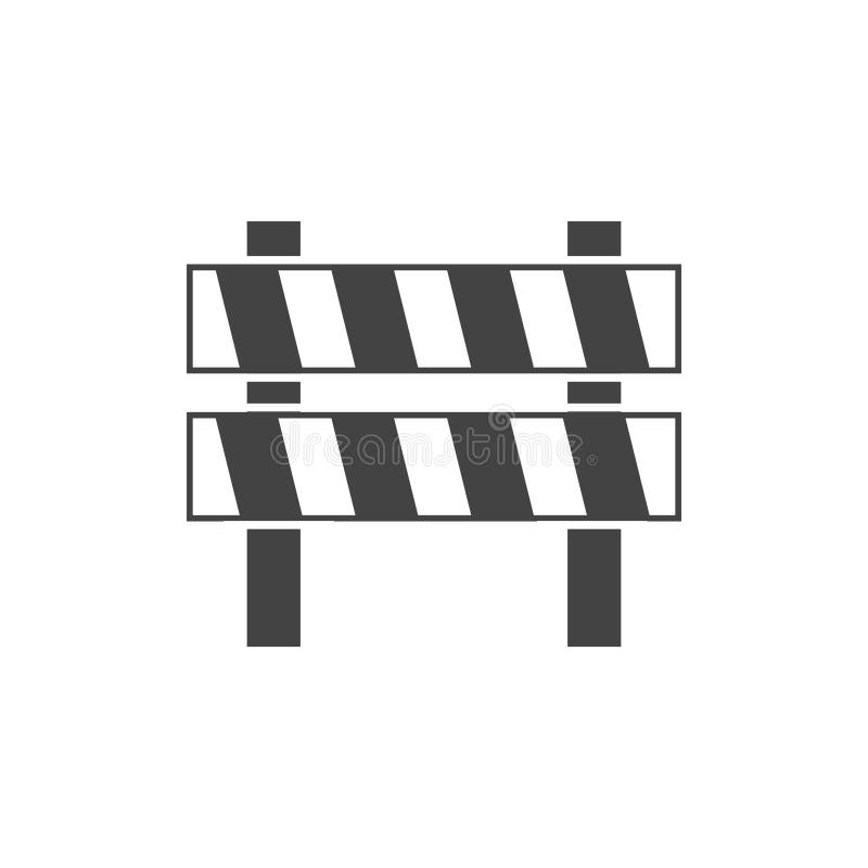 Barricade. Vector Illustration Decorative Design Stock Vector ...