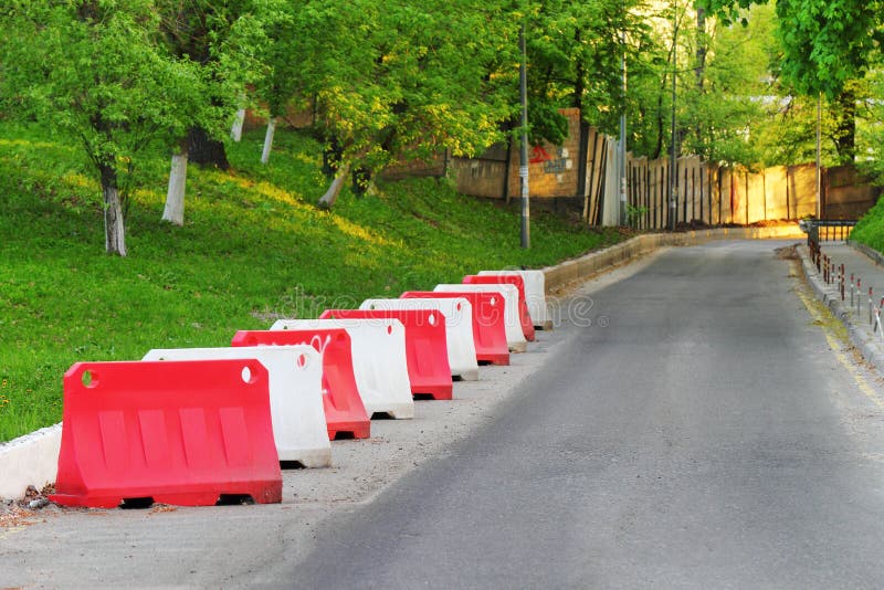 Barrier blocks stock image. Image of security, roadsign - 30769981