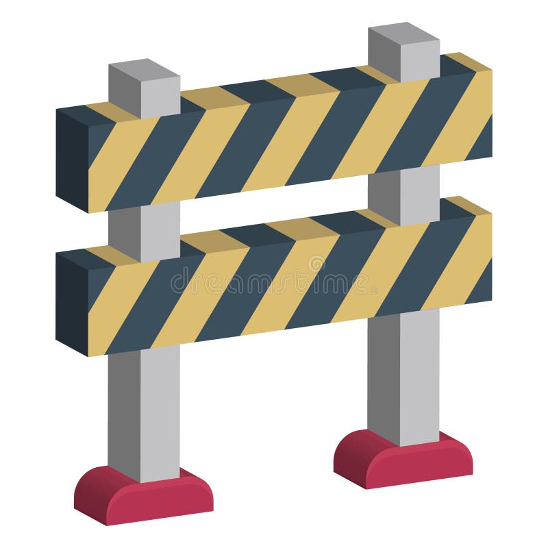 Barrier Color Vector Icon Fully Editable Stock Vector - Illustration of ...