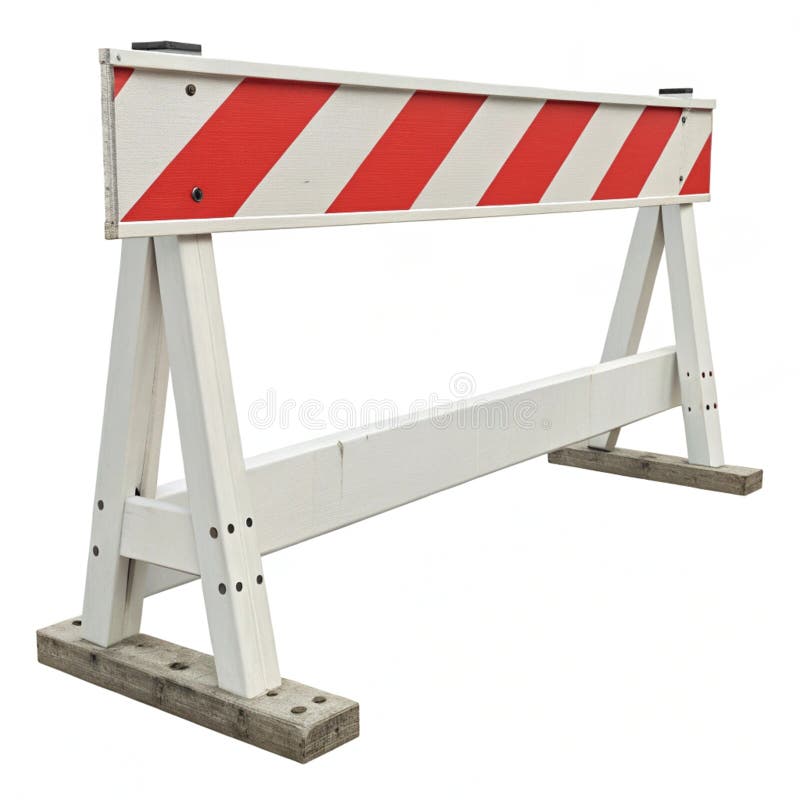 The Barrier Icon. Roadblock and Borderline, Stop, Checkpoint Symbol ...