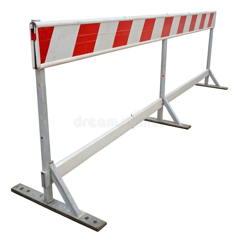 The Barrier Icon. Roadblock and Borderline, Stop, Checkpoint Symbol ...