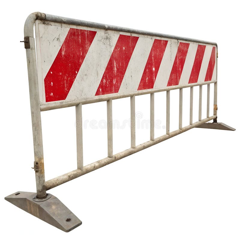 The Barrier Icon. Roadblock and Borderline, Stop, Checkpoint Symbol ...