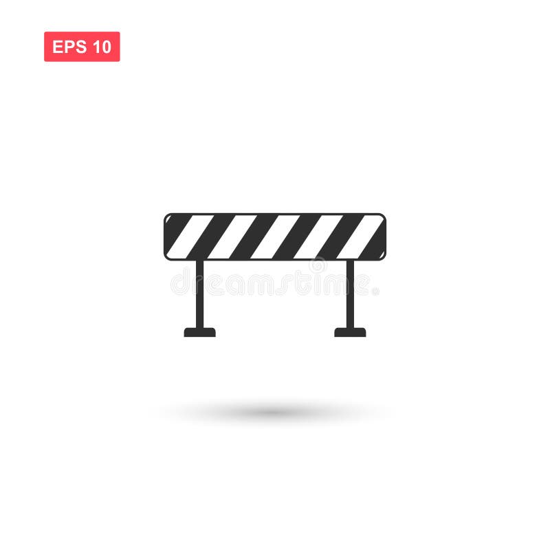 Barrier Icon Vector Design Isolated 3 Stock Vector - Illustration of ...