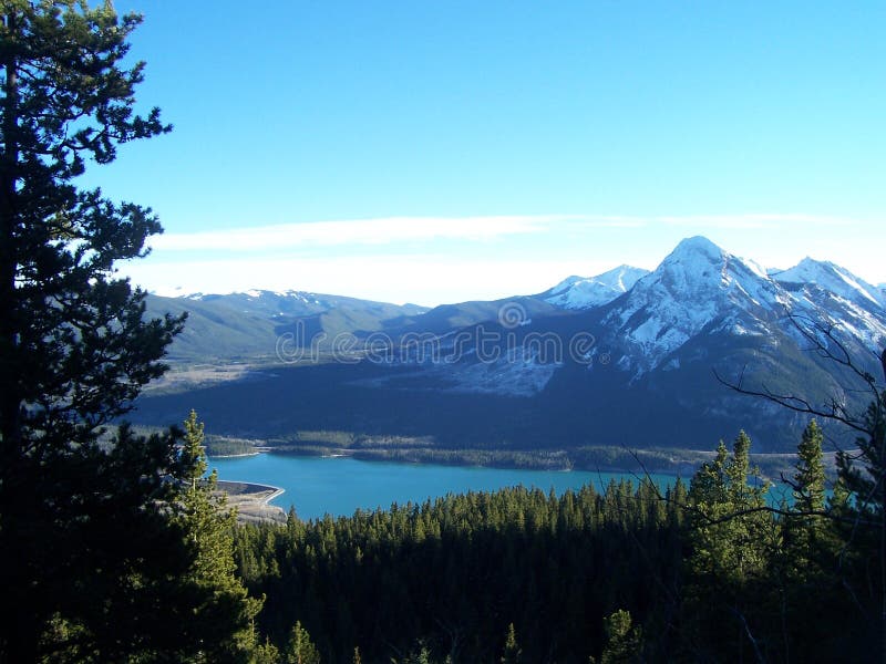 Barrier Lake stock photo. Image of canadian, lookout - 102713302