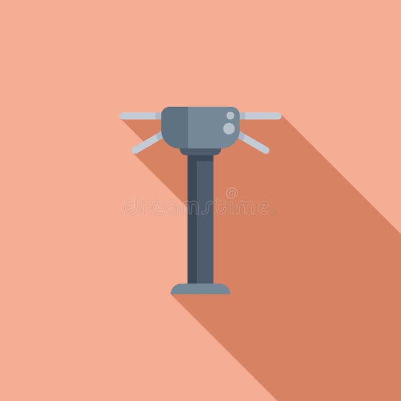 Barrier Level Icon Flat Vector. Automatic Gate Stock Vector ...