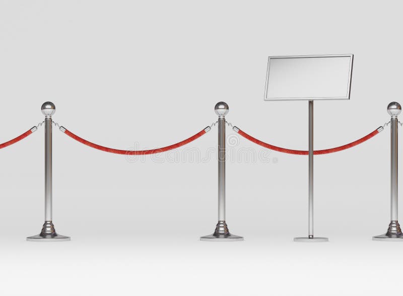 Barrier rope stock illustration. Illustration of celebration - 43150668