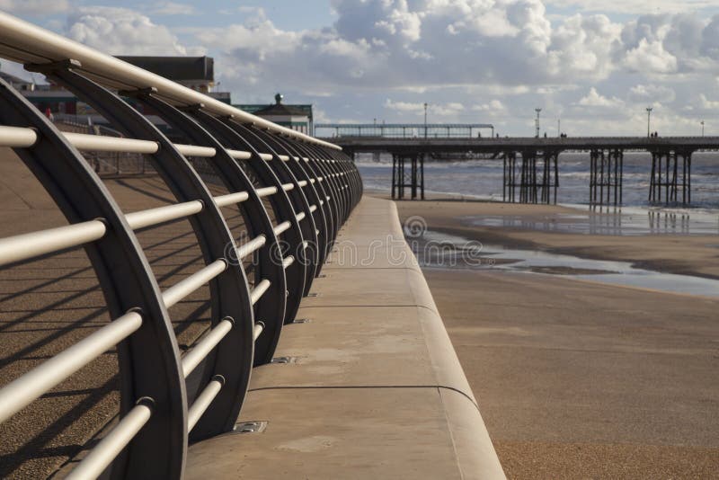 Barrier on sea defence stock photo. Image of sand, rusty - 29221358