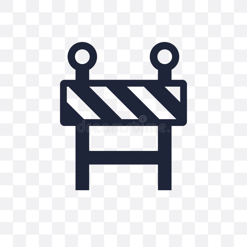 Barrier Transparent Icon. Barrier Symbol Design from Construction ...