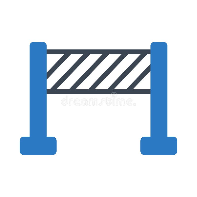 Barrier Vector Glyph Color Icon Stock Vector - Illustration of safety ...