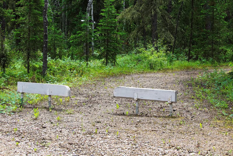 Barriers on a Footpath Limiting Vehicle Access Stock Photo - Image of ...