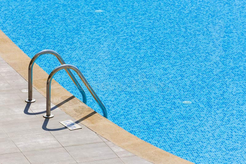 Barriers to exit the pool. stock image. Image of icon - 61720131