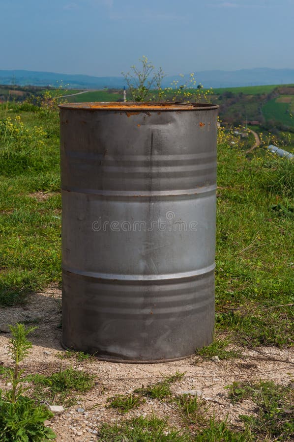 Viejo Fondo 642 Del Barril Del Metal Imagen de archivo - Imagen de ...