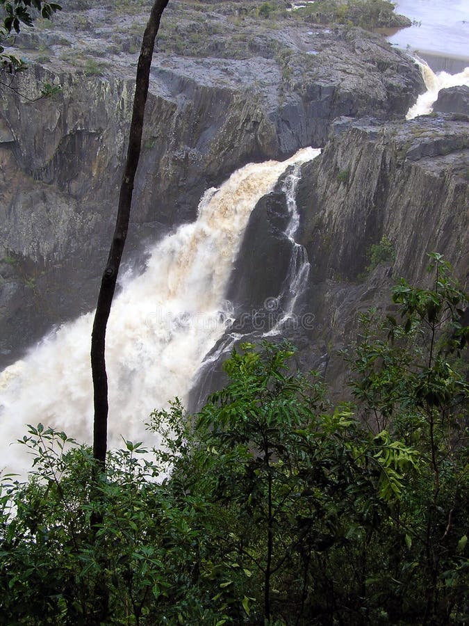 Barron Falls in Queensland, Australia Stock Image - Image of rock ...