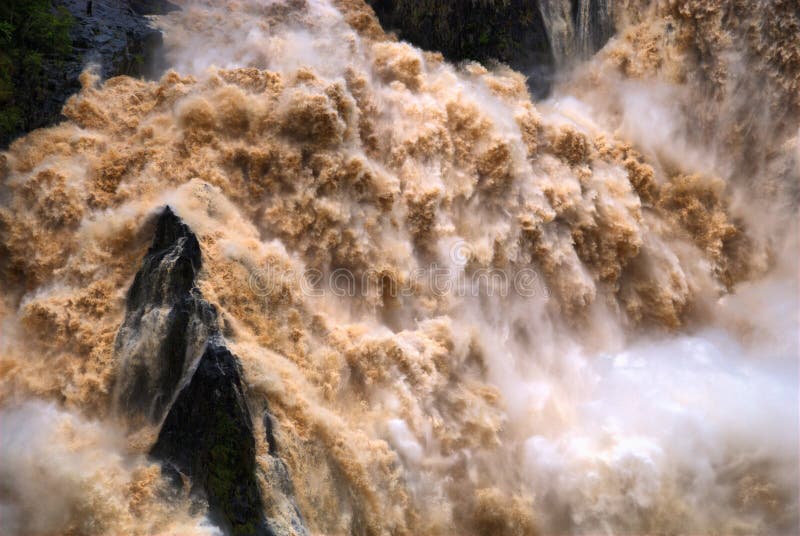 Barron Gorge Waterfall stock photo. Image of flood, climate - 28490854
