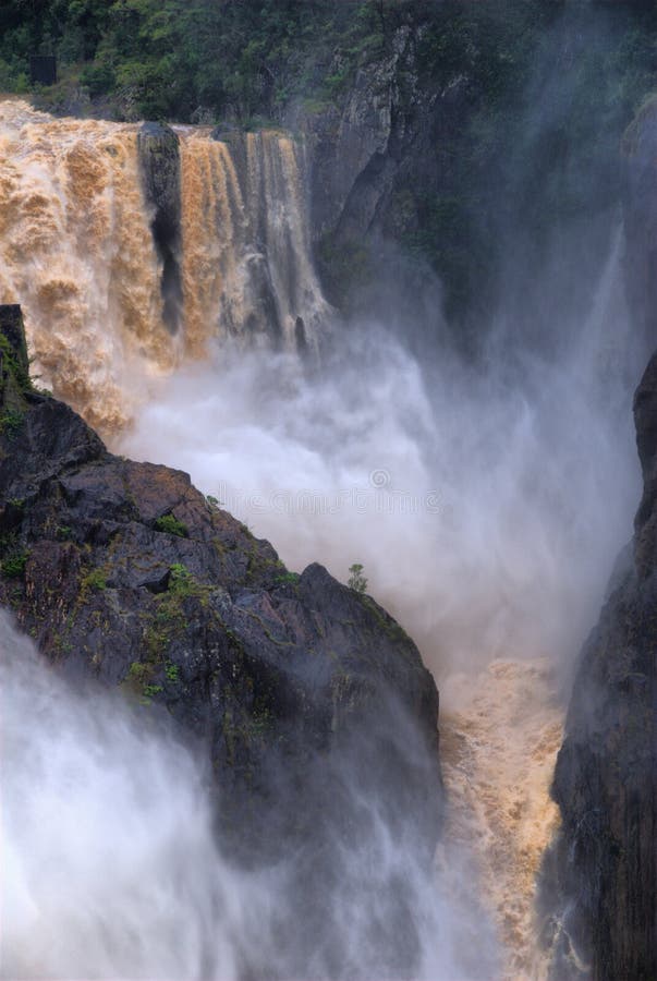 Barron Gorge Waterfall stock photo. Image of overflow - 28490884