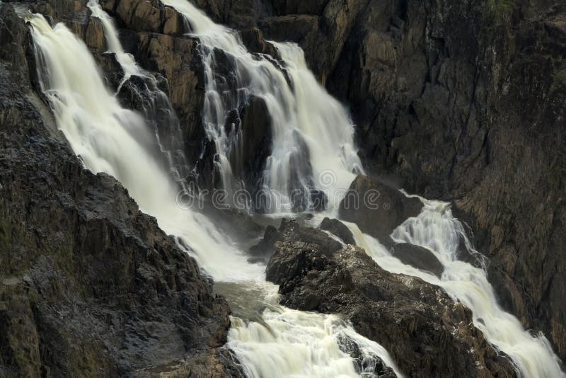 Barron Gorge Waterfall stock photo. Image of flood, climate - 28490854