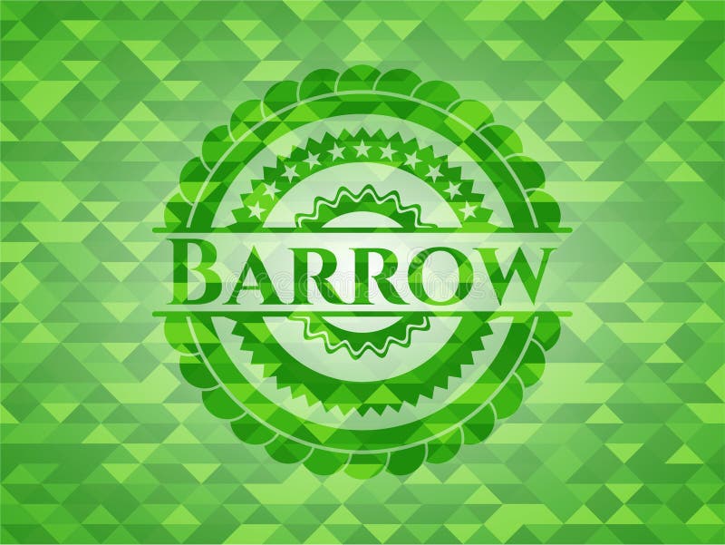 Barrow Green Mosaic Emblem. Vector Illustration Stock Vector ...