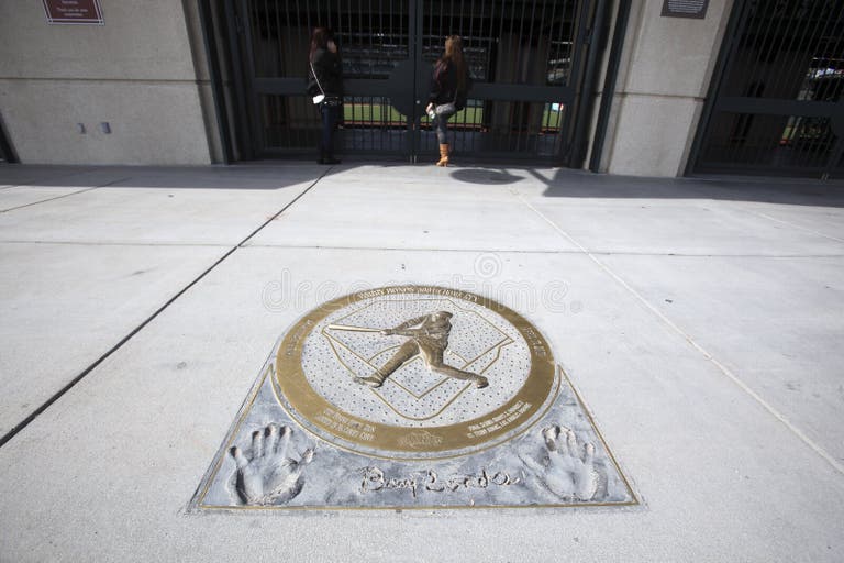 Barry Bonds Home Run Plaque Editorial Photo - Image of area, sports ...