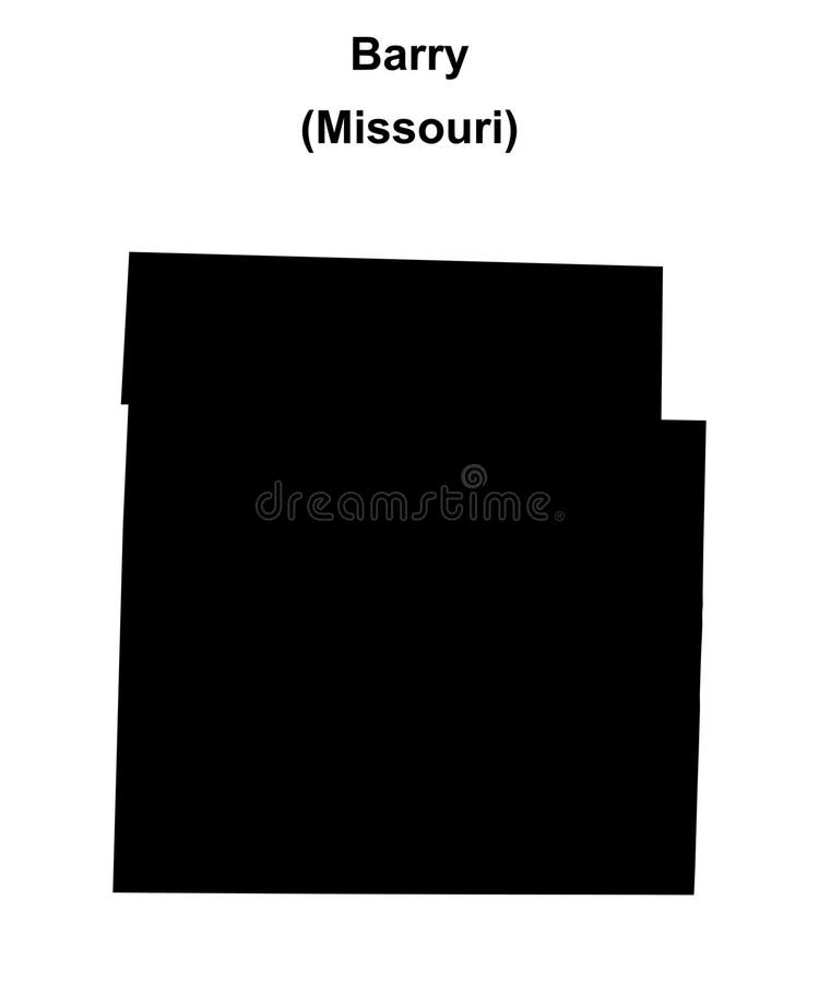 Barry outline map stock vector. Illustration of contour - 361613139