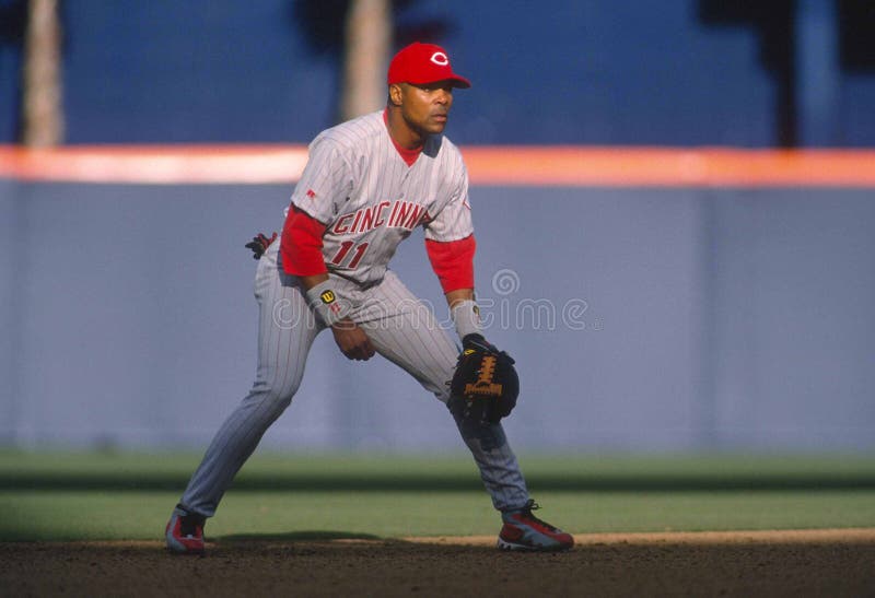 Barry Larkin Cincinnati Reds Editorial Image - Image of game ...