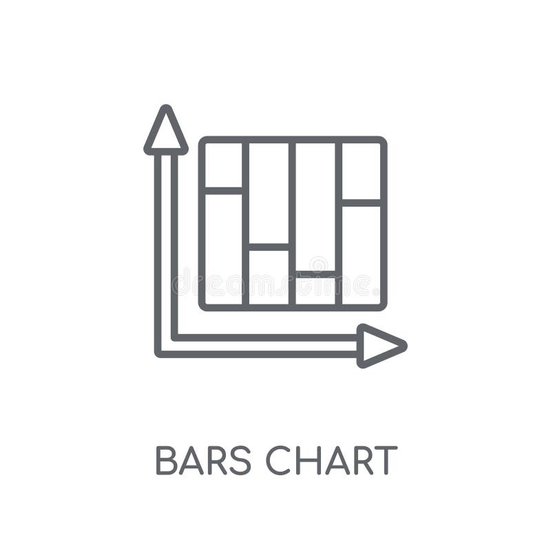 Bars Chart Analysis Linear Icon. Modern Outline Bars Chart Analy Stock ...