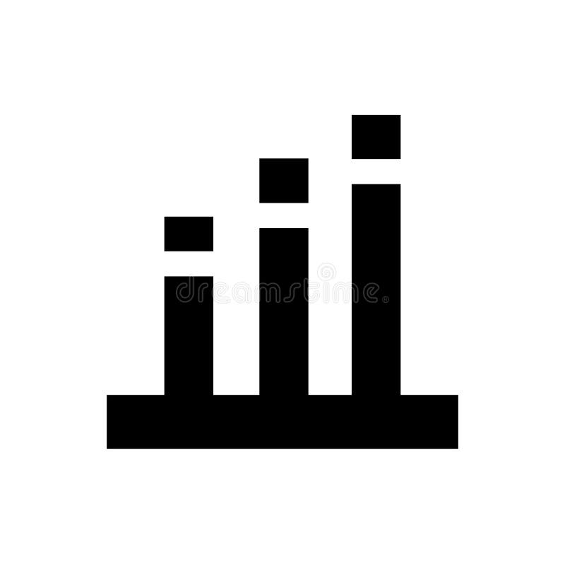 Bars Icon Vector Sign and Symbol Isolated on White Background, Bars ...