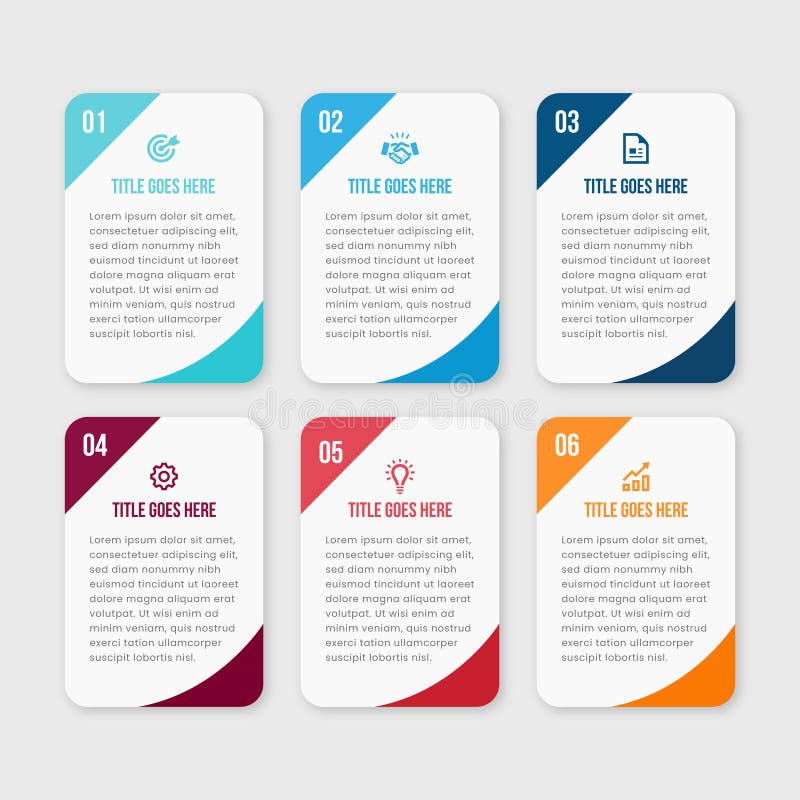 Simple and Clean Presentation Business Infographic Design Template with ...