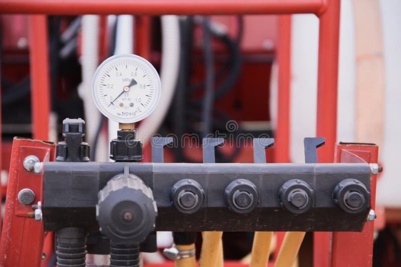 Bars pressure sensor stock photo. Image of industrial - 79265574