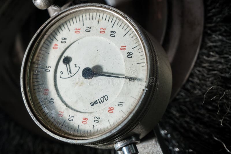 Old Pressure Gauge on the Pipeline Stock Photo - Image of energy ...