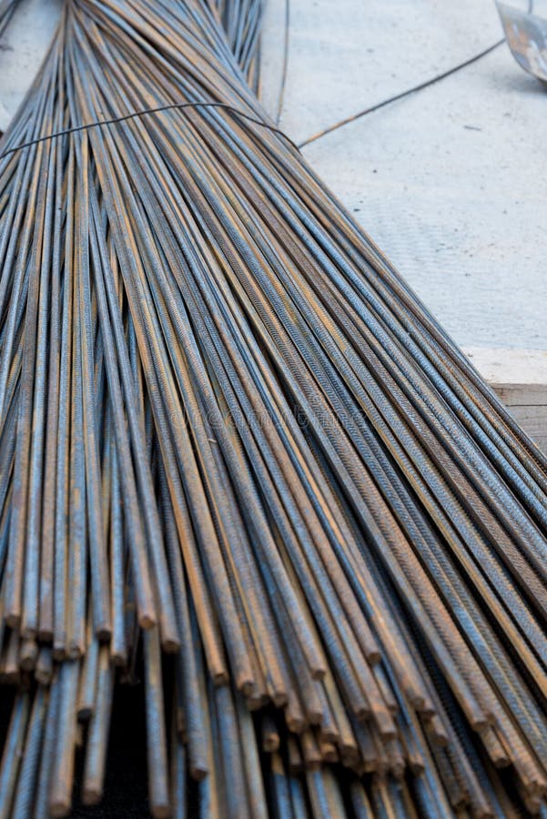 Bars of Rebar Close-up. Rust. Background, Texture Stock Image - Image ...