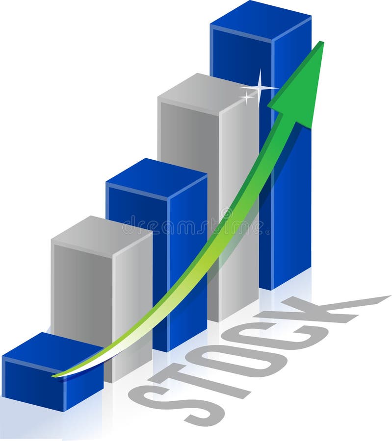 Bars on a stock chart. stock illustration. Illustration of graph - 2574549