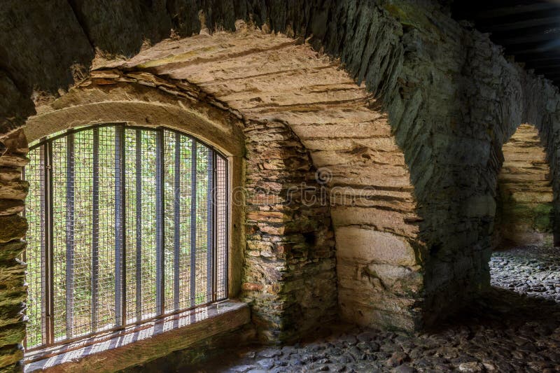 Bars and Windows of Underground Accommodations Used To Imprison Slaves ...