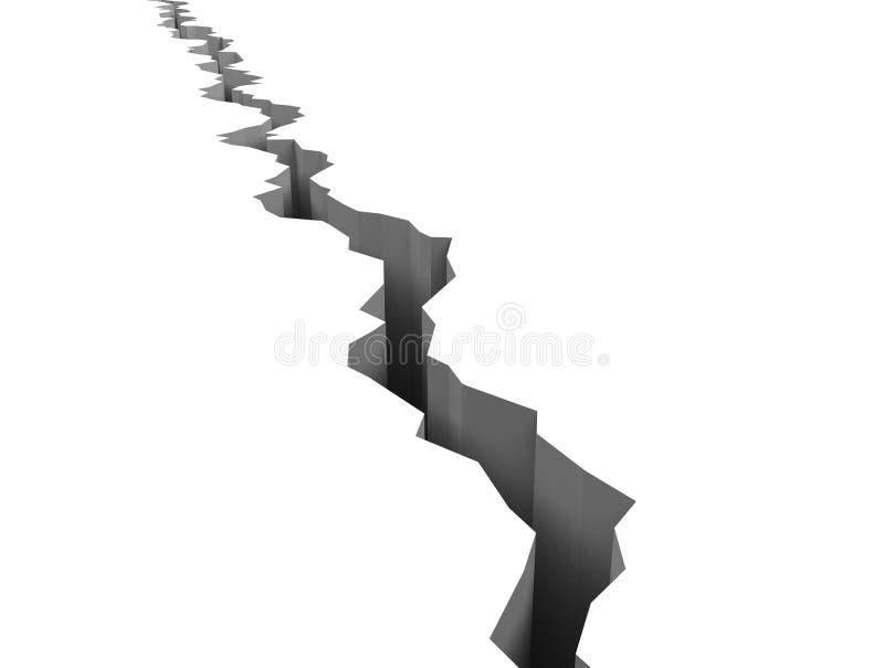 Barst stock illustratie. Illustration of teruggeven, barst - 44946063