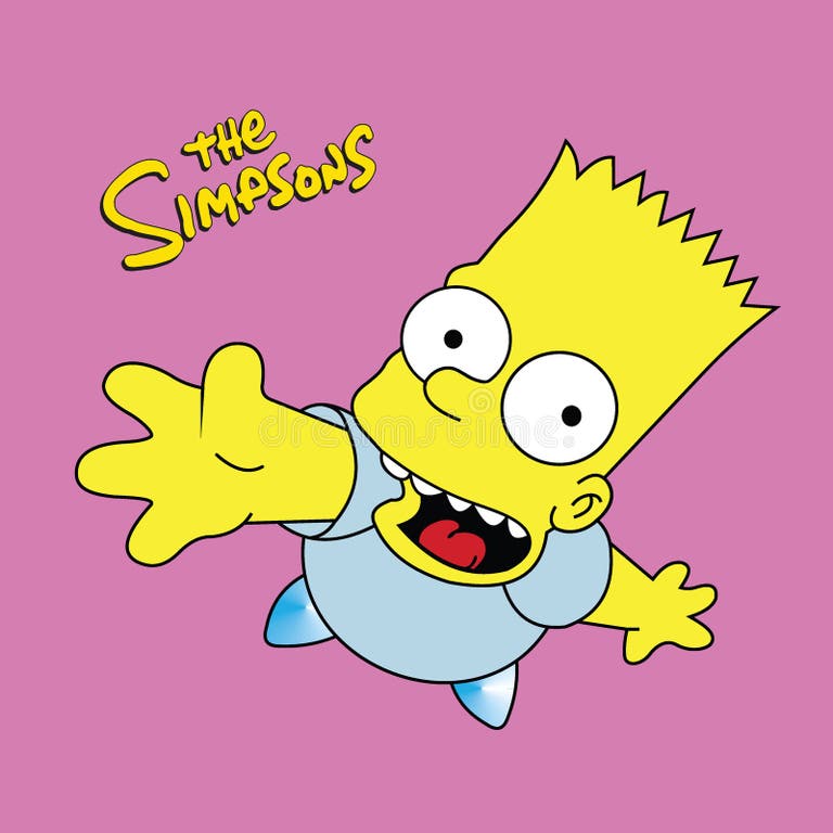 Bart Simpsom Cartoon Vector Isolated Editorial Photo - Illustration of ...