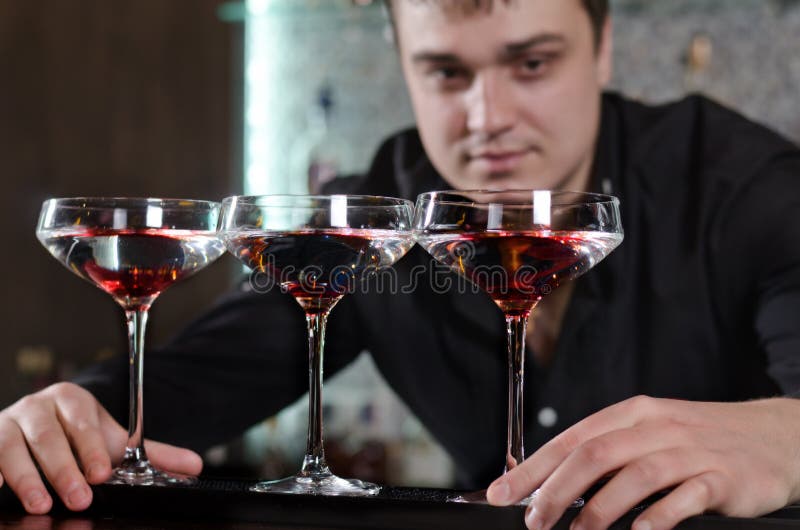 Bartender stock image. Image of party, counter, professional - 18546909