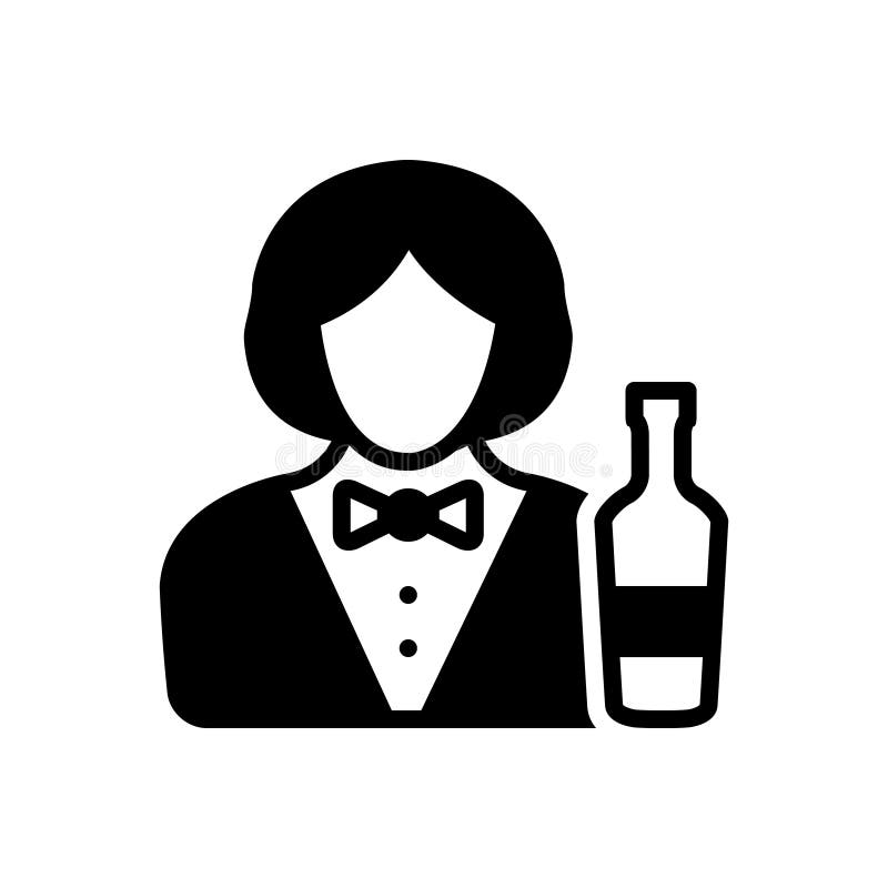 Bartender Icon. Filled Bartender Icon For Website Design And Mobile ...